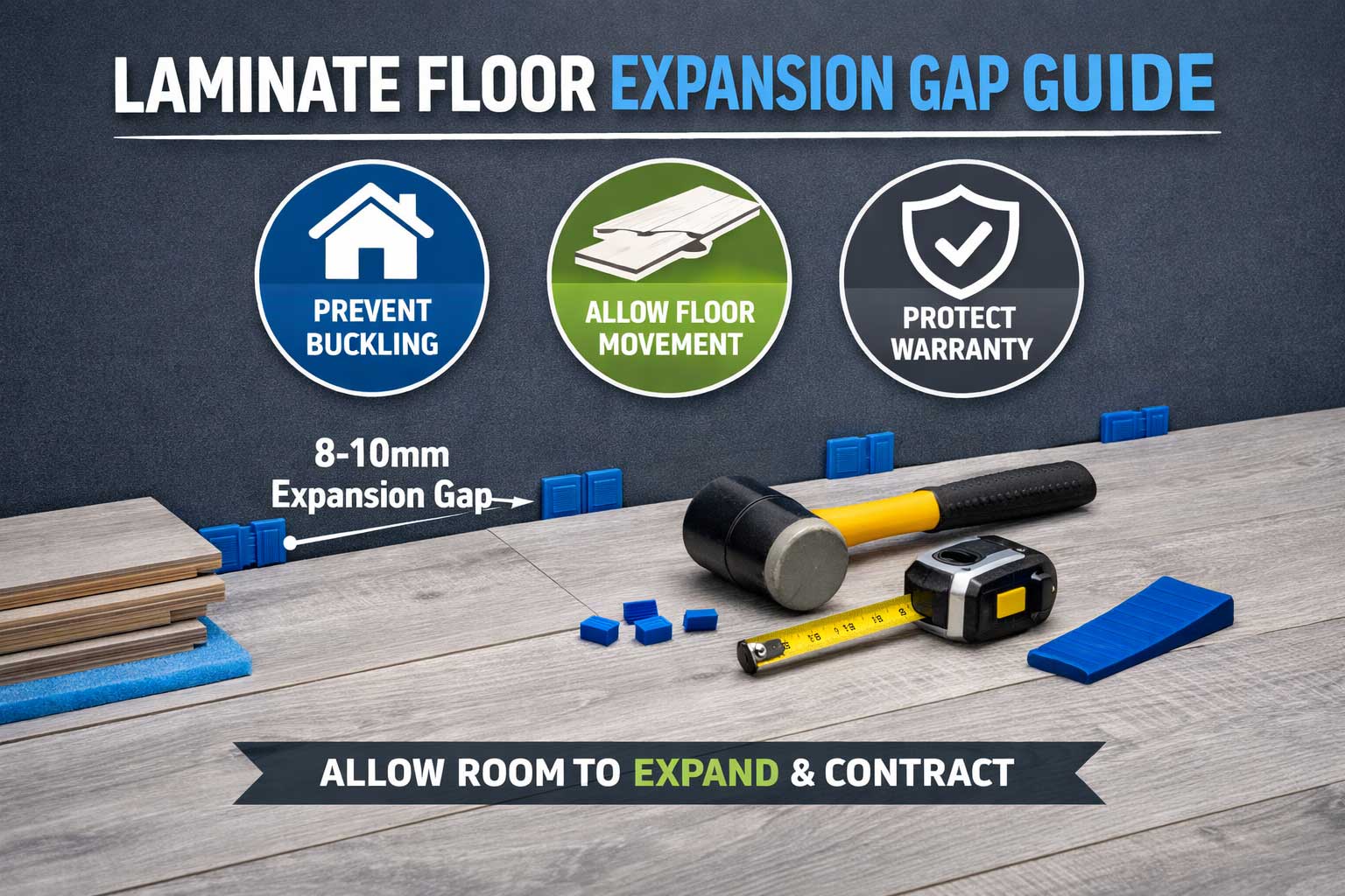 Laminate Floor Expansion Gap Guide: Why It Matters and How to Get It R ...